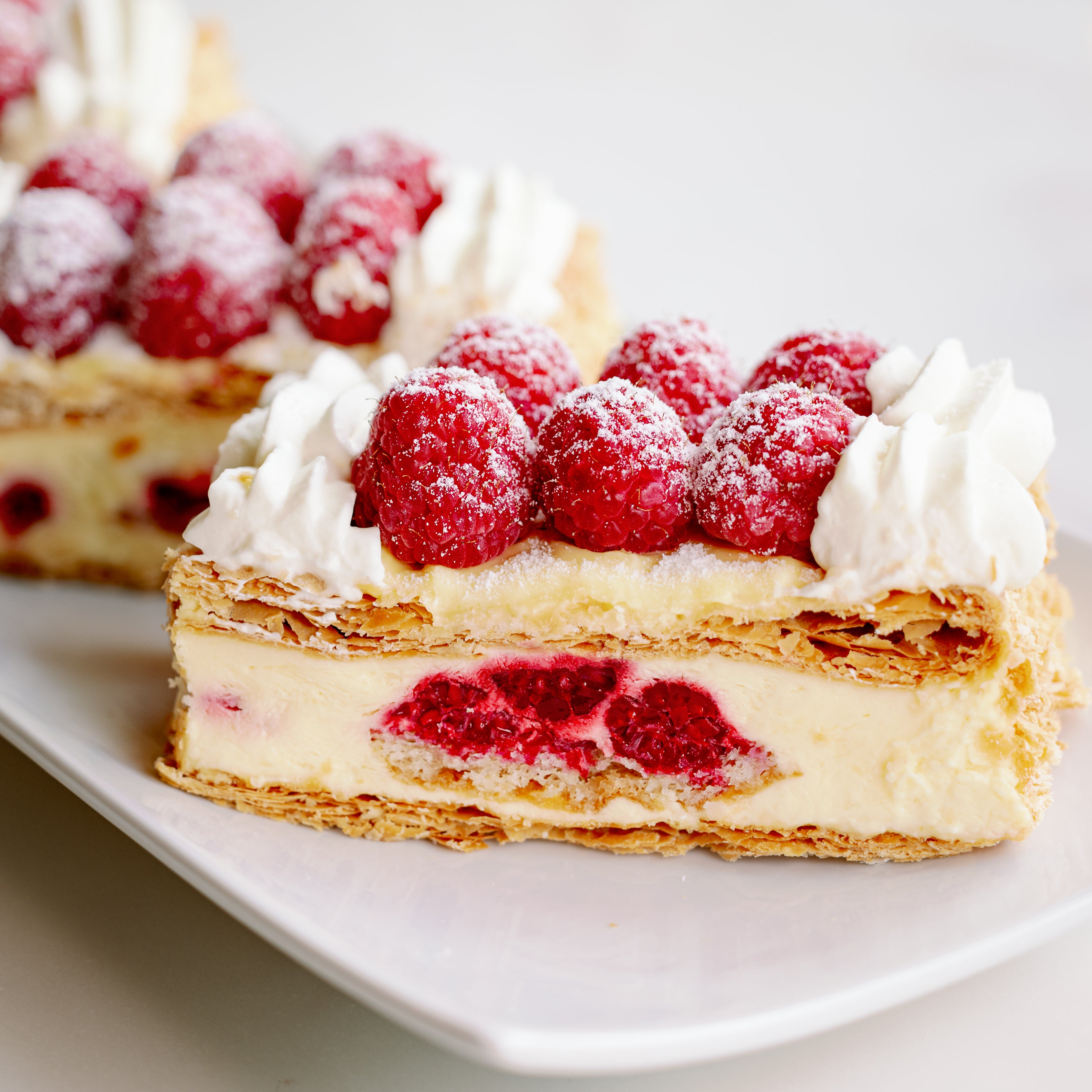 Raspberry napoleon – Belle Pastry