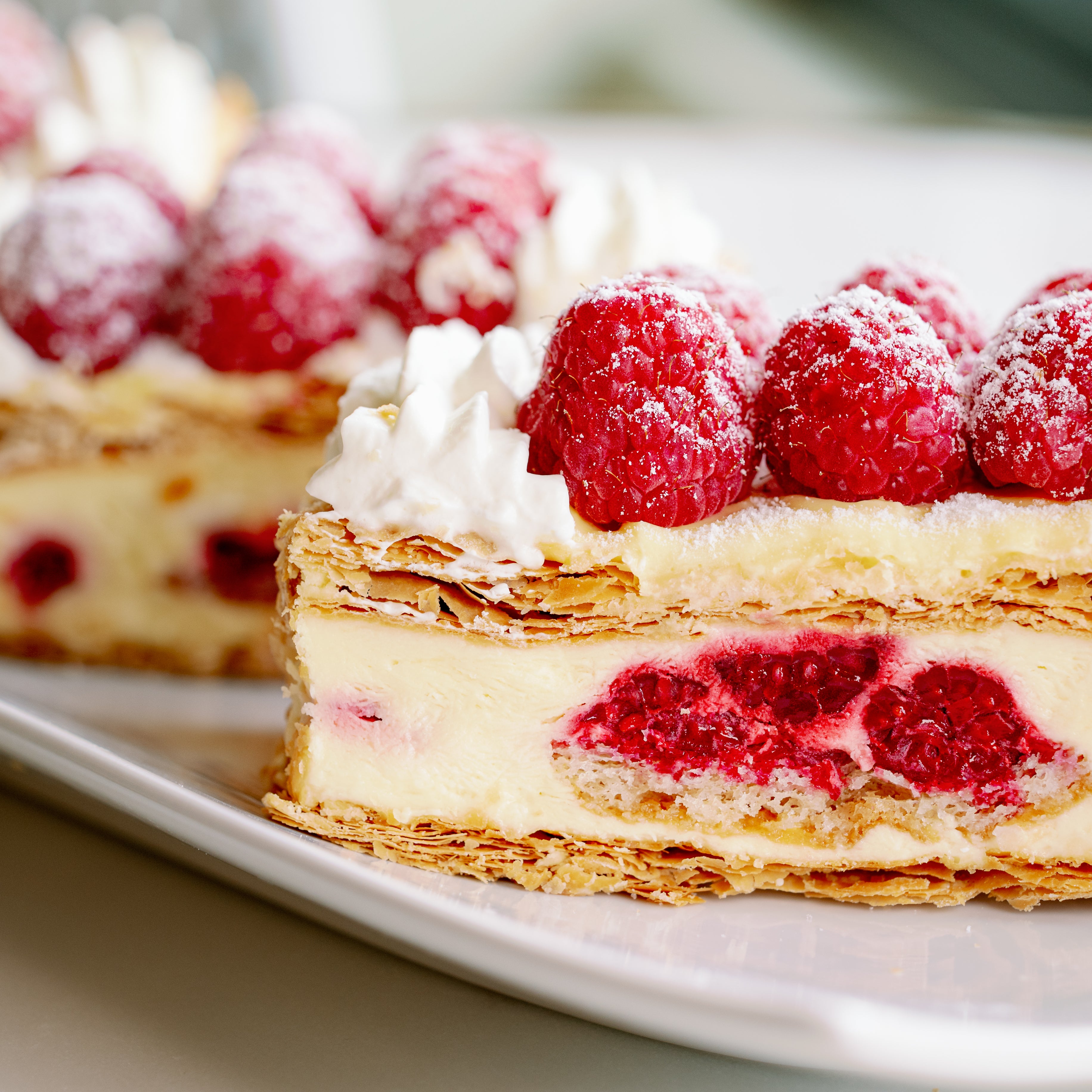 Raspberry napoleon – Belle Pastry
